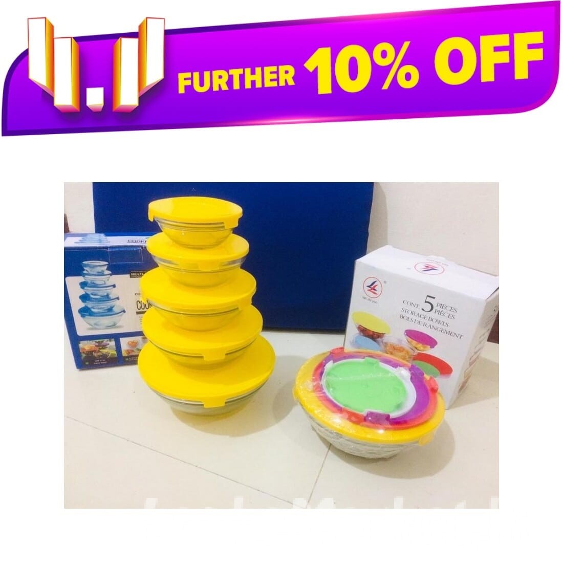 5pcs Glass Cooking Bowl Set With Lid Microwave LankaMarket 5pcs Glass Cooking Bowl Set With Lid Microwave LankaMarket