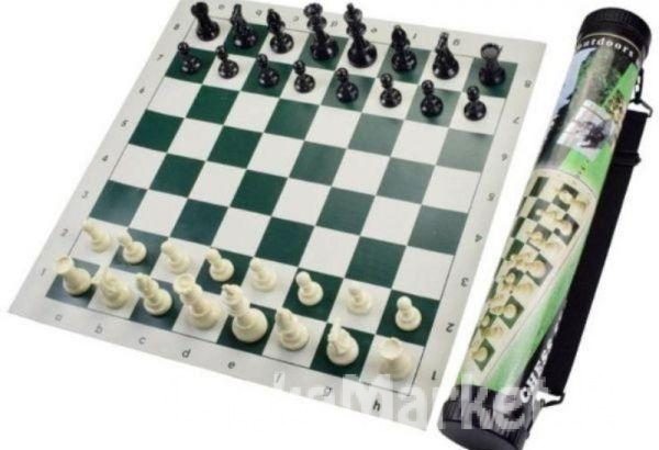 Chess Mat - Medium (Chess Mat With Chess Pieces - Medium) - LankaMarket
